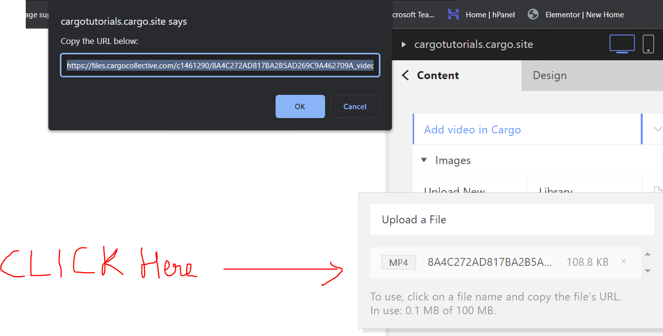 Add video in cargo collective - Cargo Tutorials