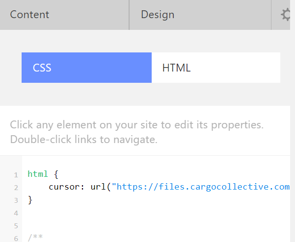 Change cursor icon in cargo collective - Cargo Tutorials Change cursor icon in cargo collective - Cargo Tutorials