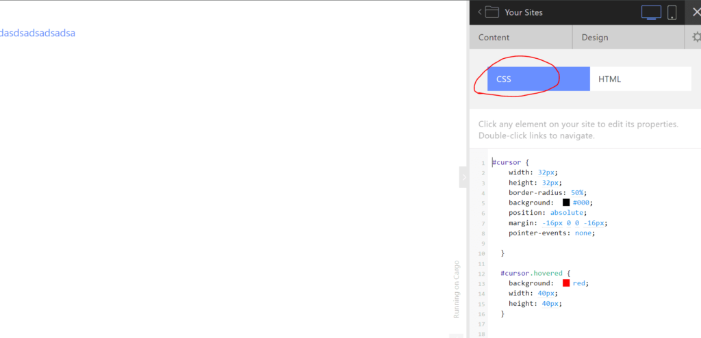 Add cursor following image to Cargo Site - Cargo Site Tutorials Add cursor following image to Cargo Site - Cargo Site Tutorials