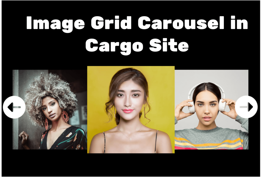 Image Gallery Carousel Slider in Cargo Site - Cargo Site Tutorials